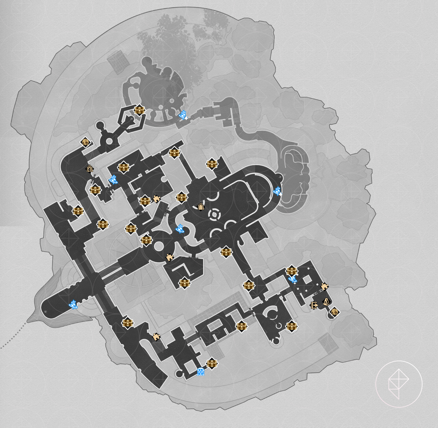 🕹️Honkai: Star Rail Amphoreus Treasure Treasure Cofre y mapa